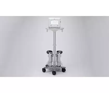 เครื่องช่วยหายใจชนิดควบคุมด้วยปริมาตรและความดันเคลื่อนย้ายได้ Clinical ventilator Trilogy EV300 ...